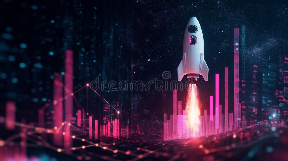 Exciting Rocket Launch Featuring Engaging and Informative Business ...