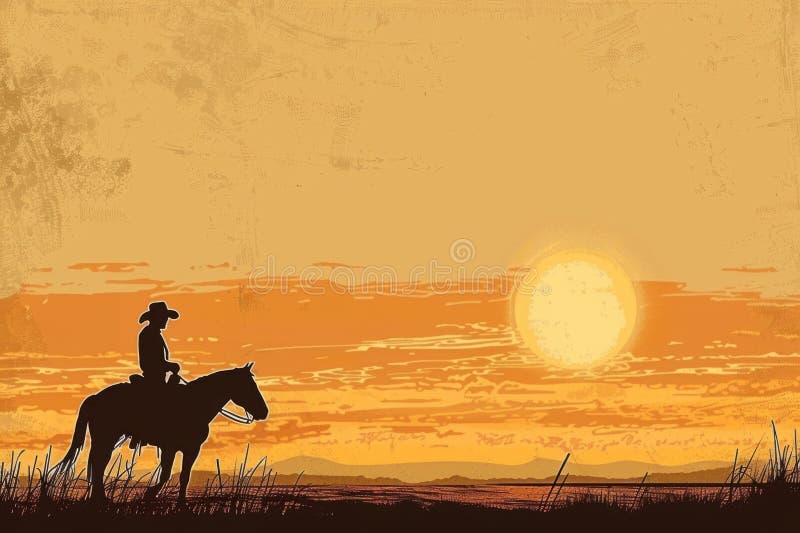 Exciting Rodeo Experience. High Detailed Rodeo Background on Plain ...