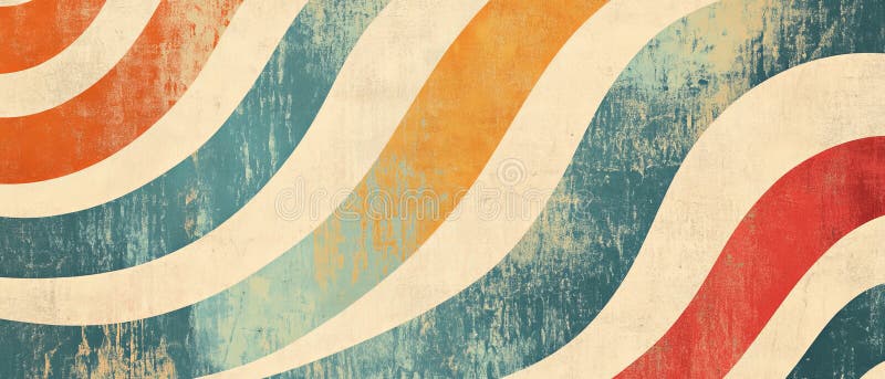 An Exciting and Visually Appealing Retro Wave Pattern Abstract Art ...