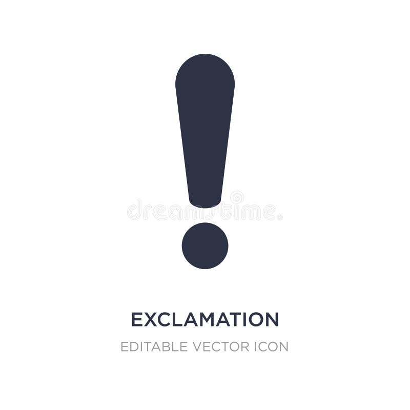 Exclamation Button Icon in Different Style Vector Illustration. Two ...