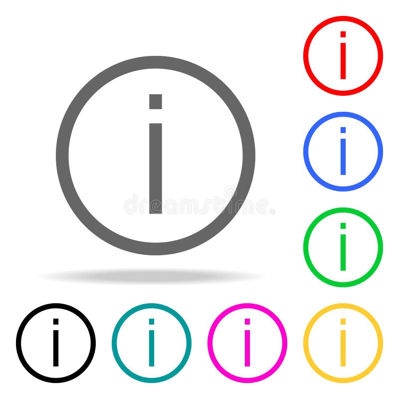 Exclamation Icons. Elements of Human Web Colored Icons. Premium Quality ...