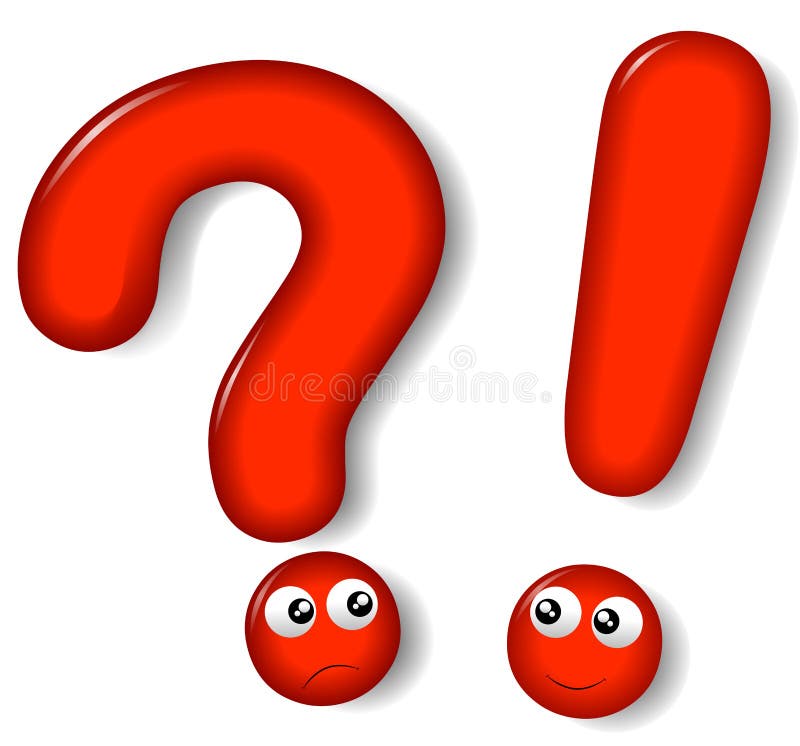 Interrogation emoticon stock illustration. Illustration of concern ...