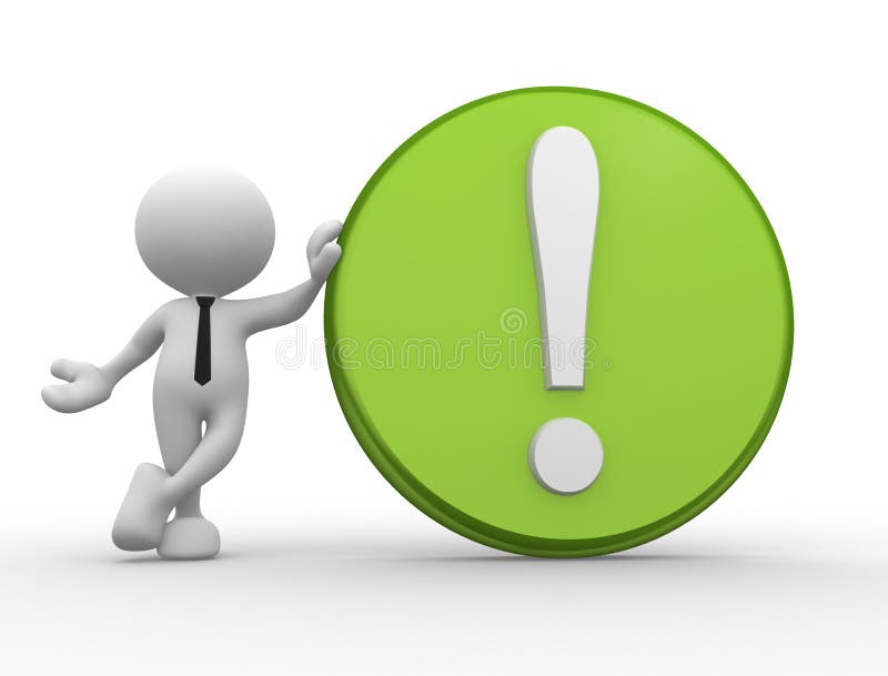Exclamation mark stock illustration. Illustration of mark - 6906263