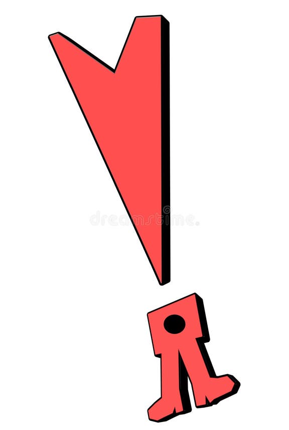Red Metallic Exclamation Mark Stock Illustrations – 176 Red Metallic ...