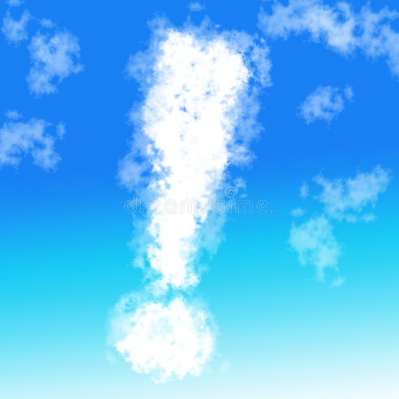 Cloud Exclamation Mark Stock Illustrations – 3,934 Cloud Exclamation ...