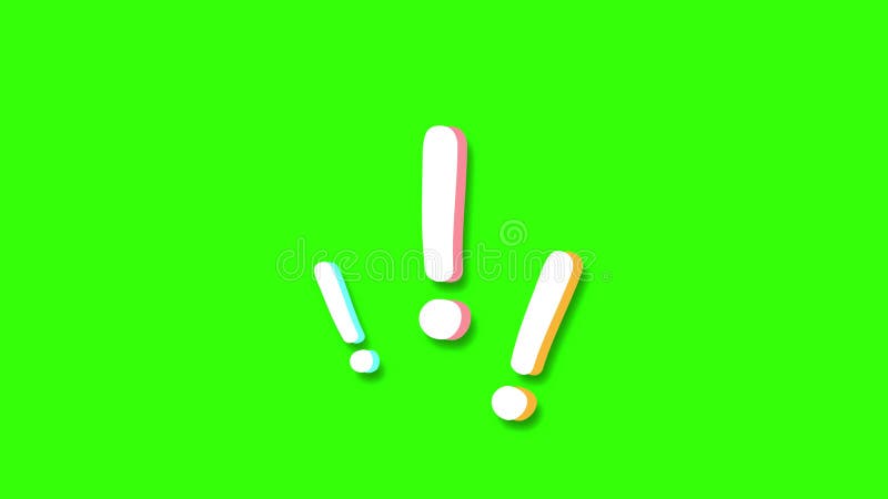 Exclamation Mark Animated Exclamation Mark and Question Mark Flat and ...