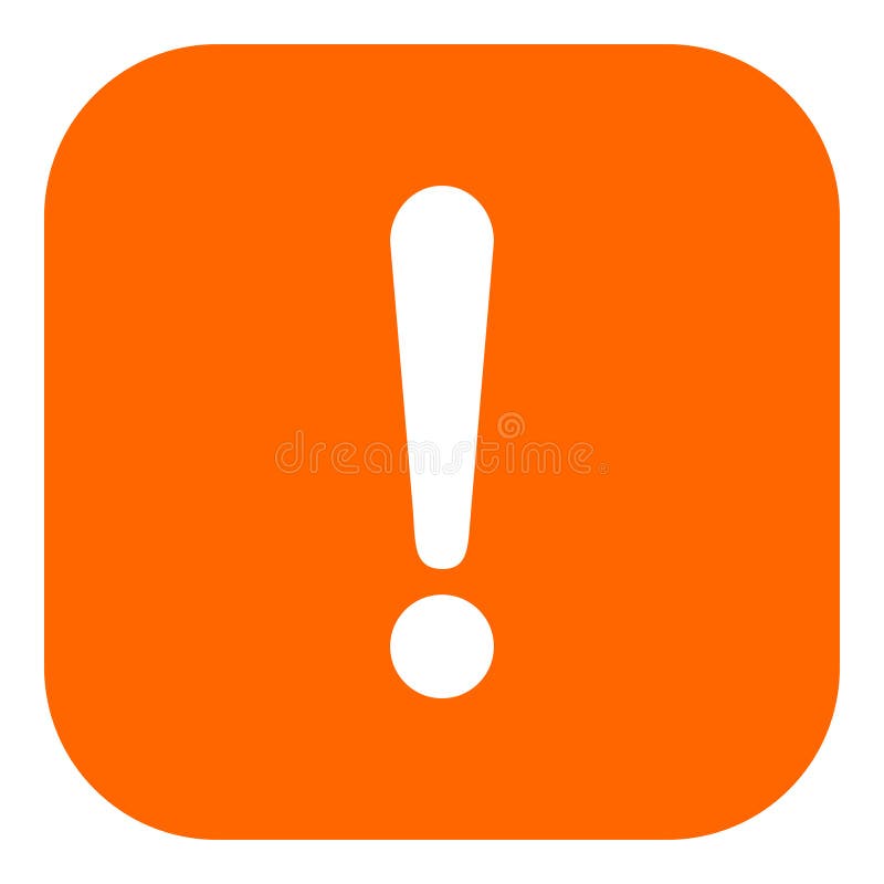 Exclamation Mark and App Icon Stock Vector - Illustration of graphic ...