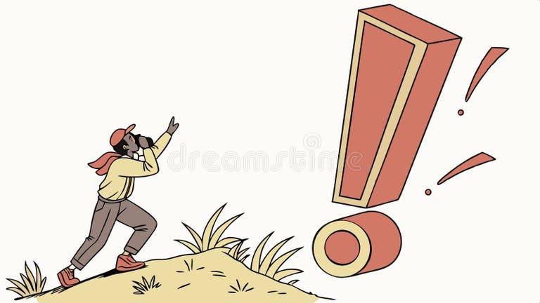 Exclamation Mark, Attention and Emphasis Symbol Vector Design ...