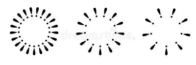 Exclamation Mark Circle Frame.Attention Round Border Stock Vector ...