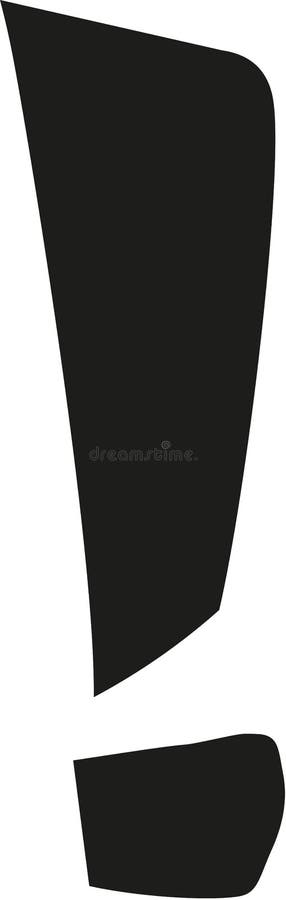 Exclamation Mark in Red Warning Sign Stock Vector - Illustration of ...