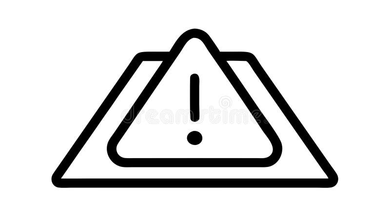 Exclamation Mark Hazard Warning Triangle Icon Vector, Vector Design ...