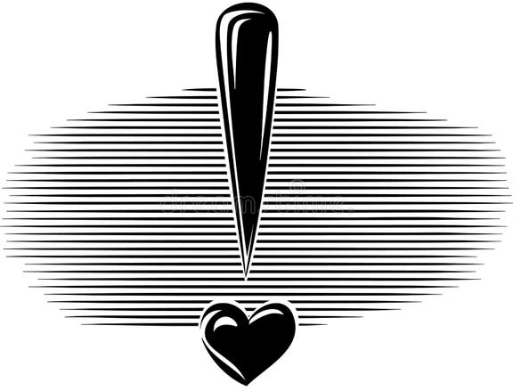 Love Exclamation Mark Stock Illustrations – 976 Love Exclamation Mark ...