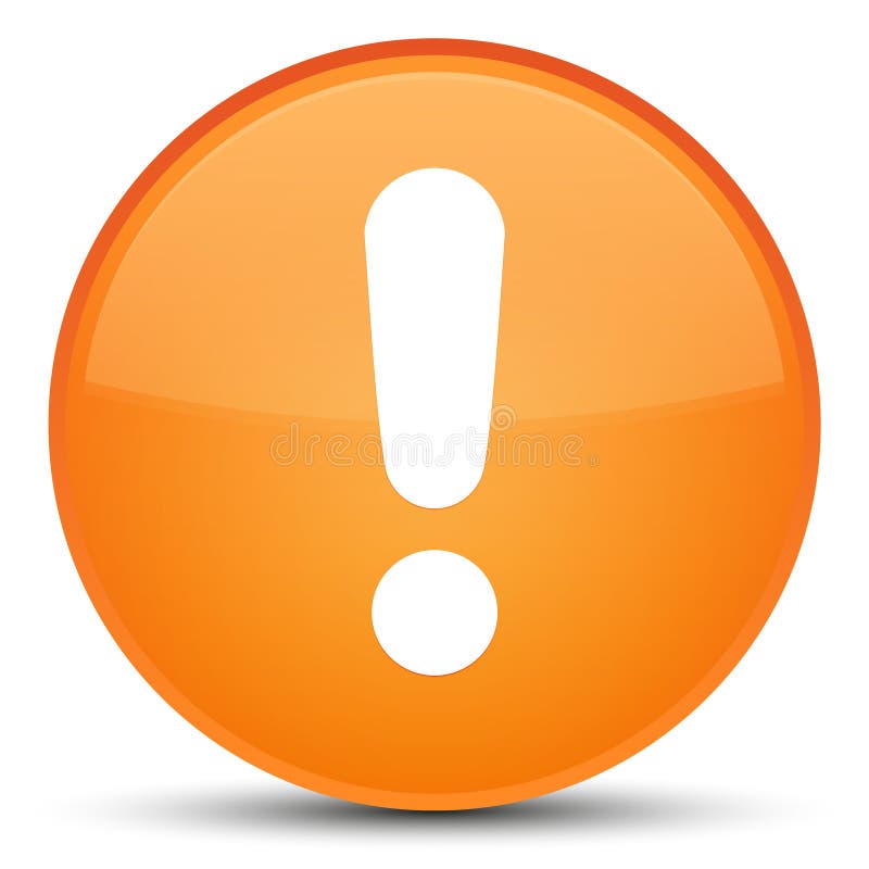 Exclamation Mark Icon Blue Square Button Stock Illustration ...