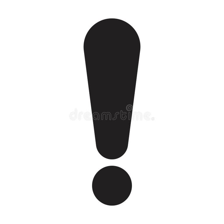 Exclamation mark icon stock vector. Illustration of alert - 339229598