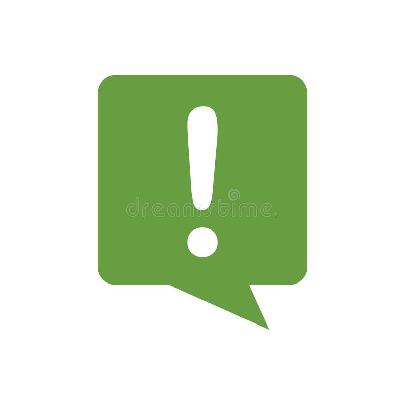 Trendy Colored Exclamation Mark Icon Vector Symbol Illustration Design ...