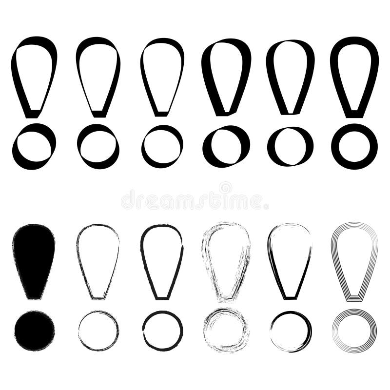 Bubble Letter Exclamation Point