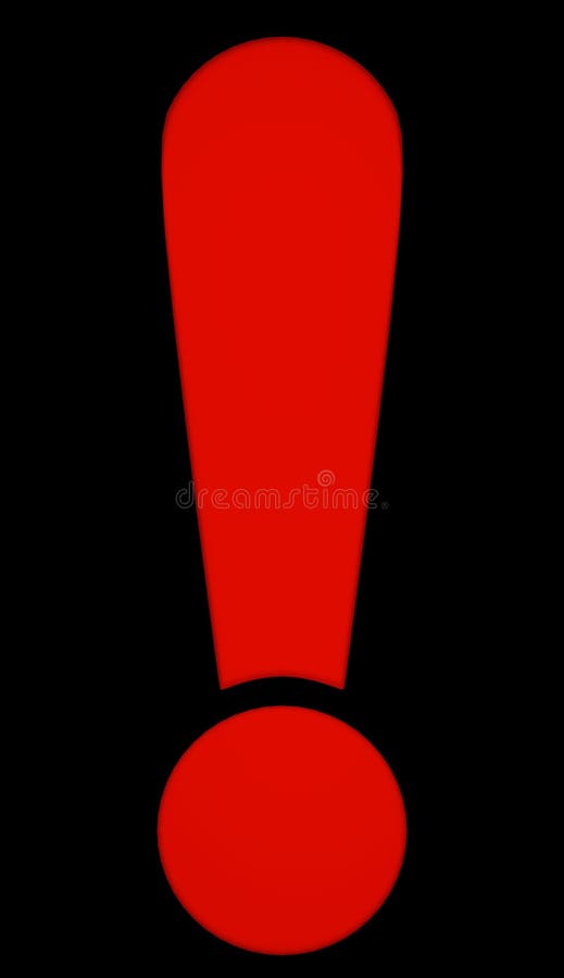 Exclamation mark stock image. Image of uitroepteken, collor - 75765119