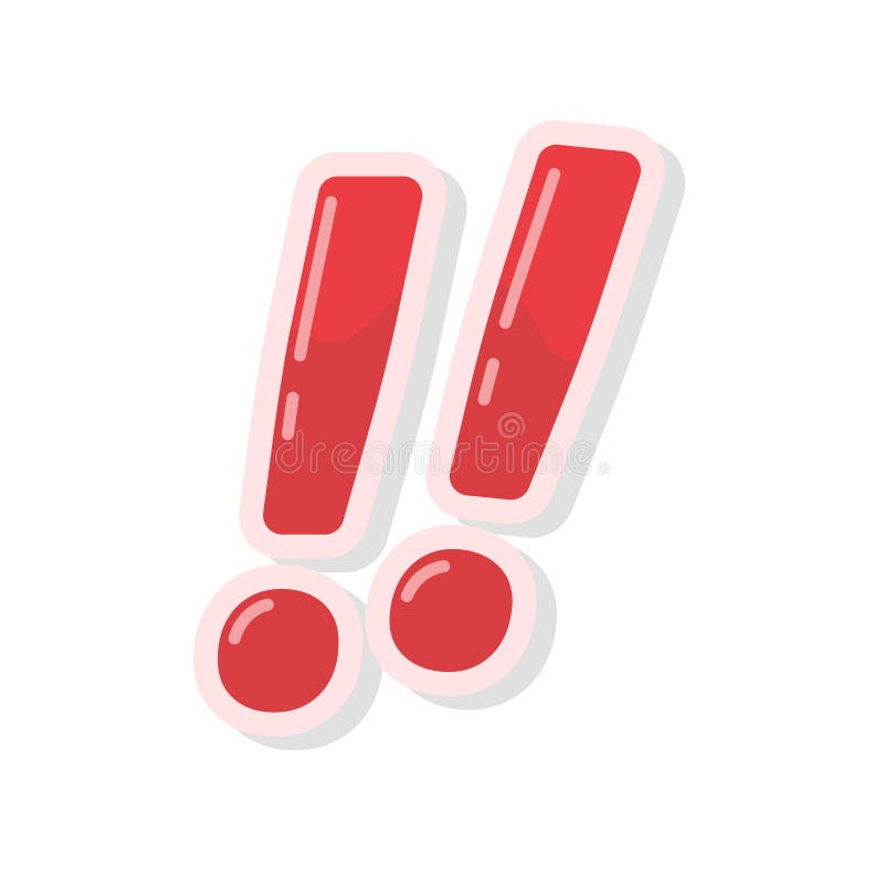 Exclamation Mark on Quote Text Box Surprise Concept Stock Vector ...