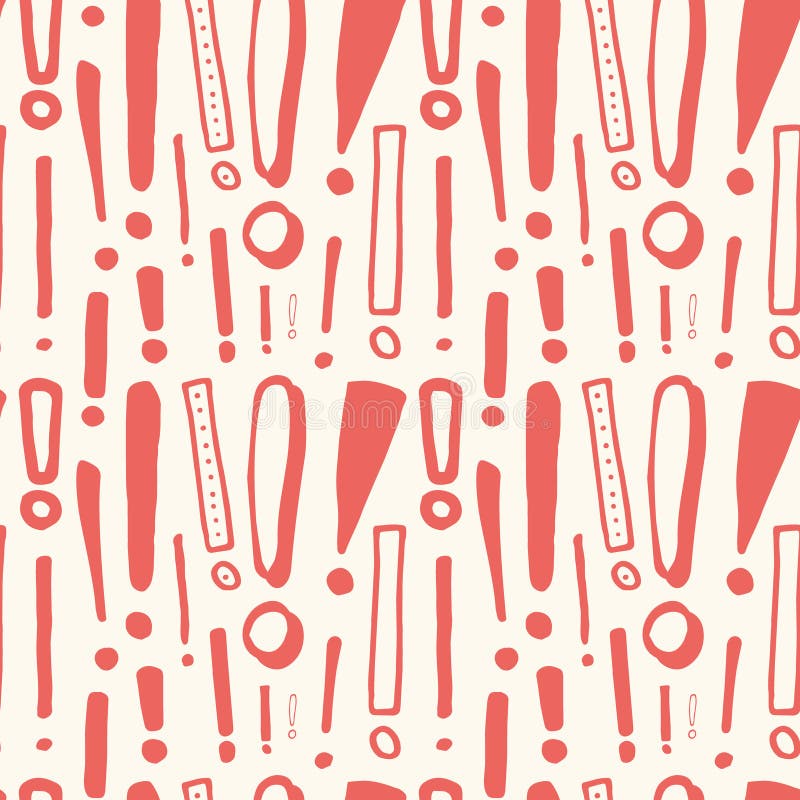 Exclamation Mark Pattern Stock Illustrations – 5,347 Exclamation Mark ...