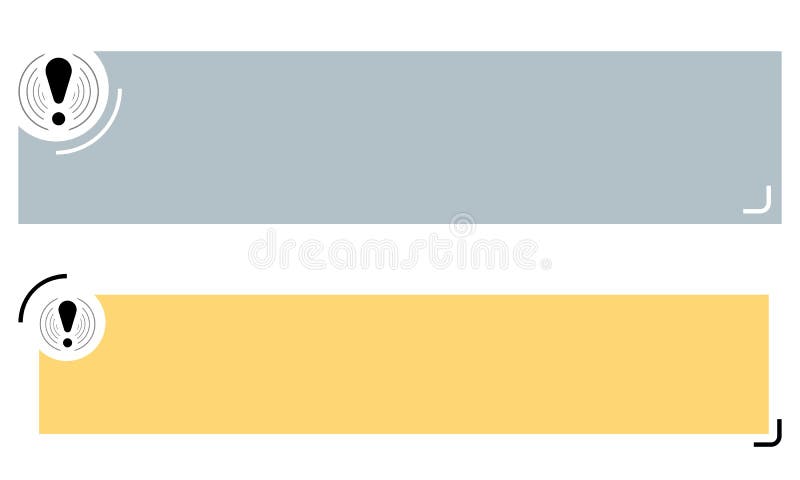 Exclamation mark stock vector. Illustration of hazard - 64989791