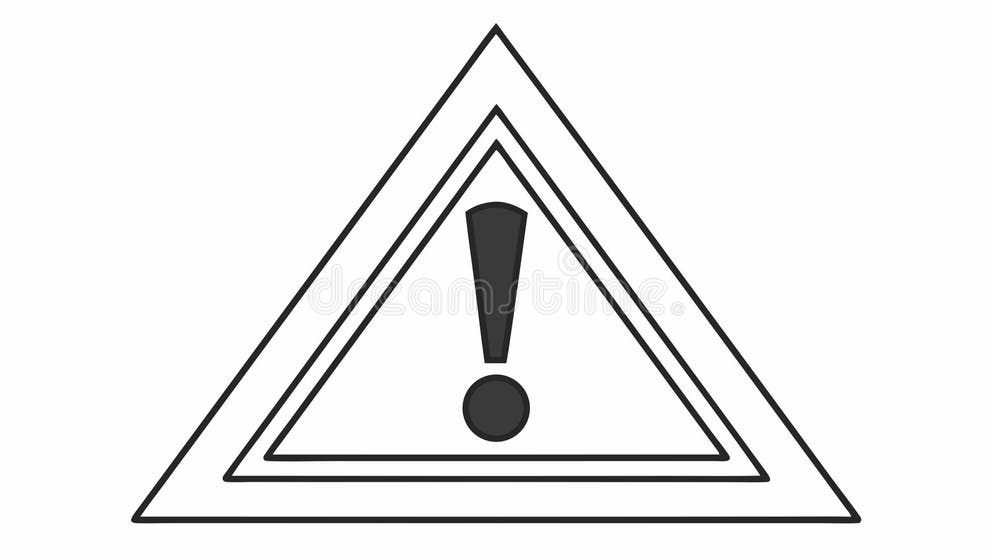 Exclamation Mark Warning Sign Vector Illustration, Danger Alert, Vector ...