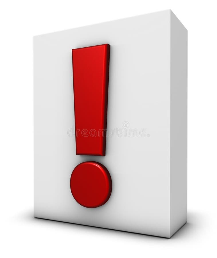 Exclamation mark stock illustration. Illustration of exclamation ...