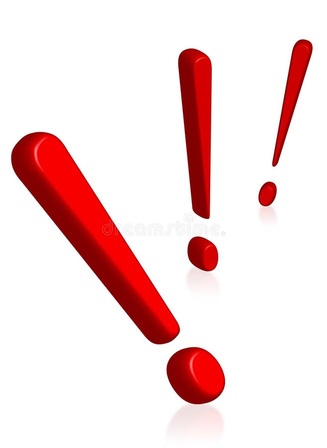Exclamation marks stock illustration. Illustration of mark - 20938187