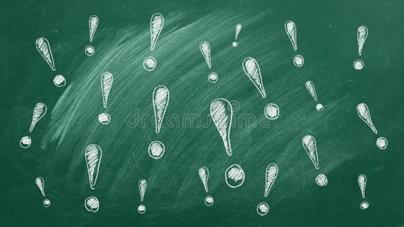 Exclamation Marks Written on Sticky Notes Stock Video - Video of idea ...