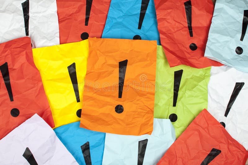 Exclamation marks stock image. Image of black, background - 65247825