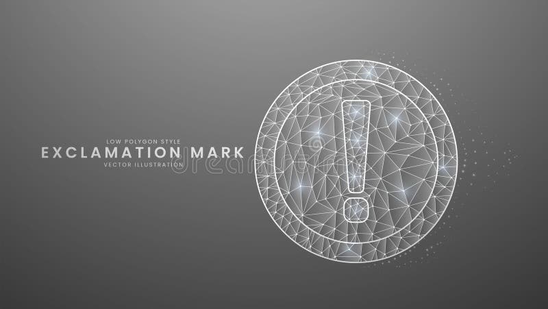 Exclamation Marks Sign of a Problem Error. Warning Attention with Gray ...