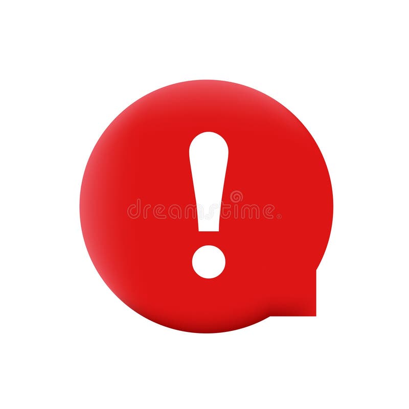 Exclamation Point Icon Attention Alert Stock Vector - Illustration of ...