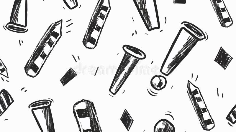 Exclamation Point Seamless Pattern for Creative Designs Stock ...