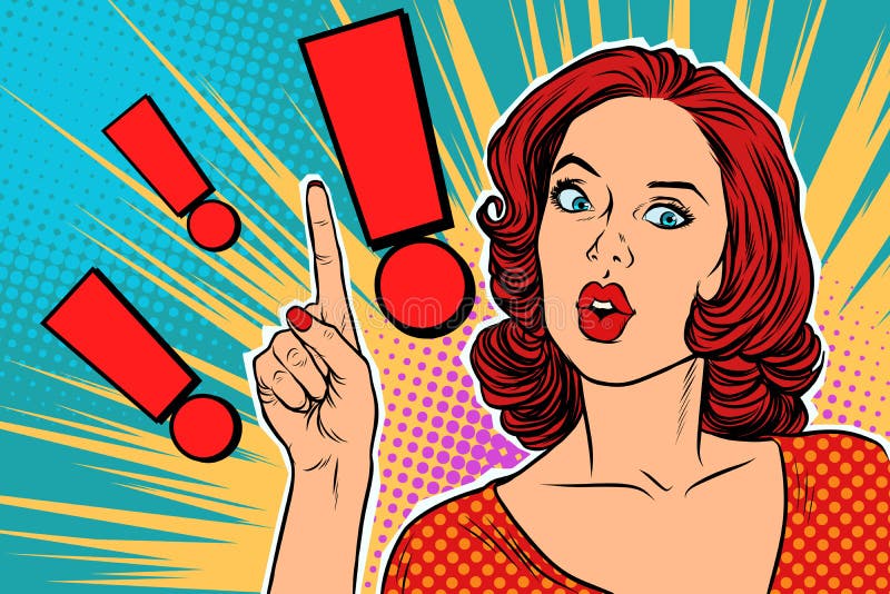 Face Surprised Woman Stock Illustrations – 6,418 Face Surprised Woman ...