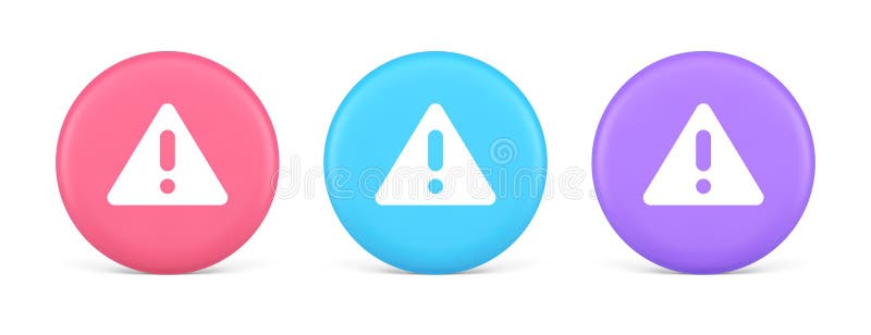 Exclamation Point Triangle Button Attention Advice Mark Important ...