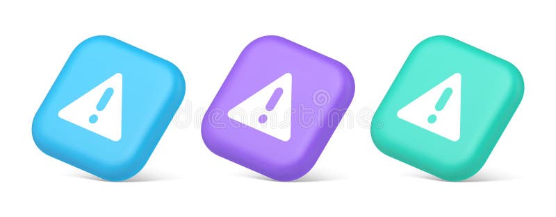 Exclamation Point Triangle Button Attention Advice Mark Important ...