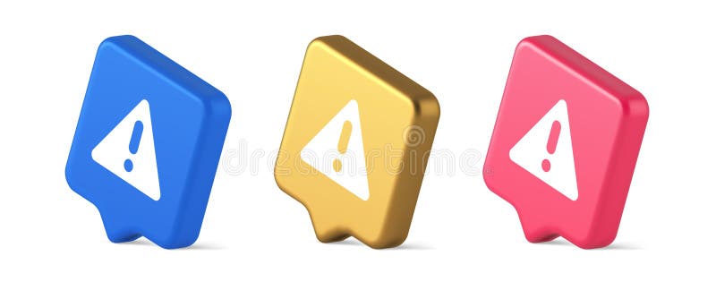 Exclamation Point Triangle Button Attention Advice Mark Important ...