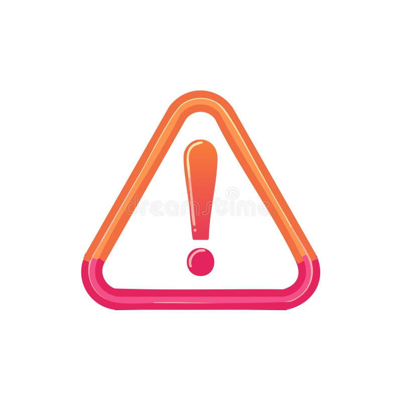 Exclamation Point Warning Sign Triangle Frame Exclamation Mark Symbol ...