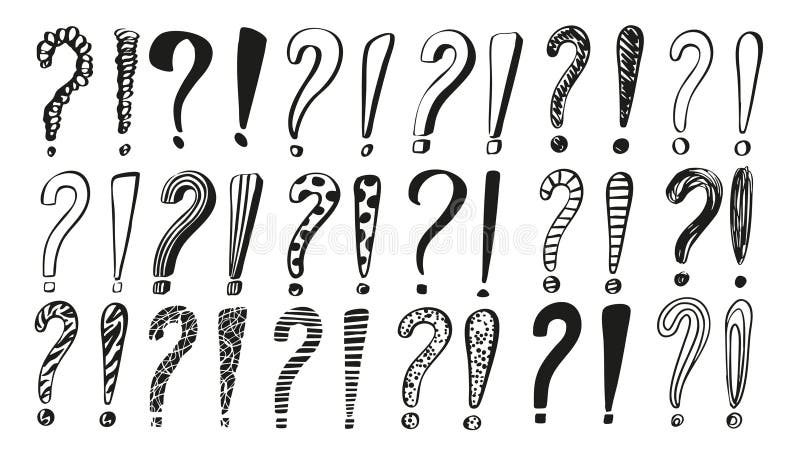 Stroke Question Marks Stock Illustrations – 701 Stroke Question Marks ...