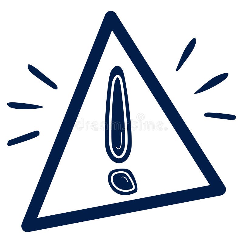 The Exclamation Sign Icon. Attention Sign Icon. Warning Icon. Stock ...
