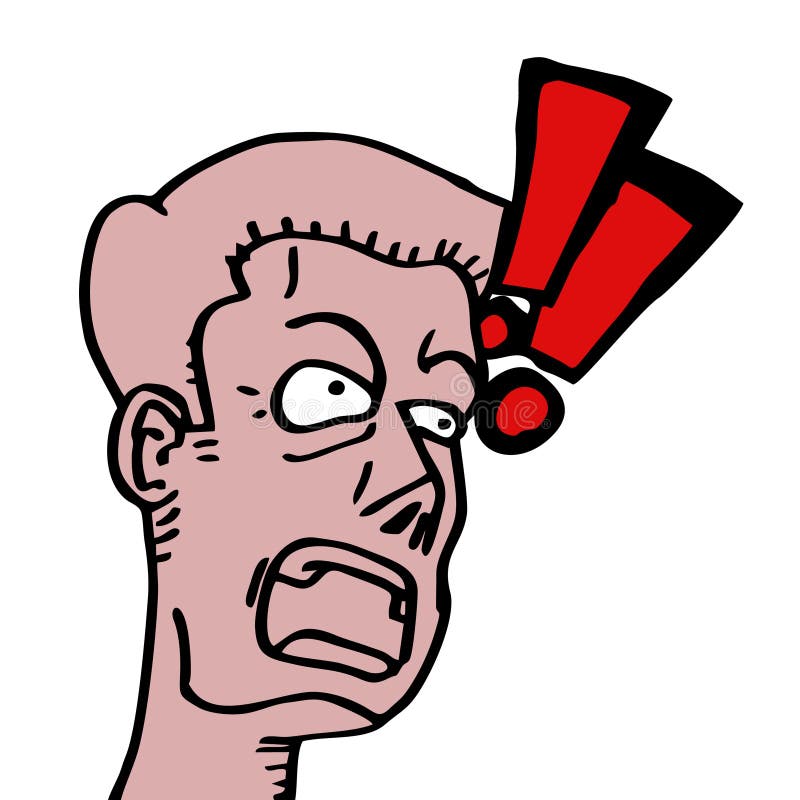 Exclamation face stock vector. Illustration of impressed - 28720316