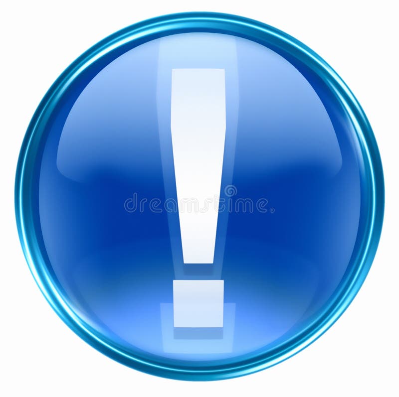 Exclamation Point Png Blue