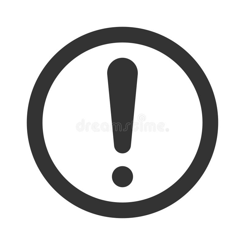 Exclamation, Warning Sign Icon Design Stock Vector - Illustration of ...