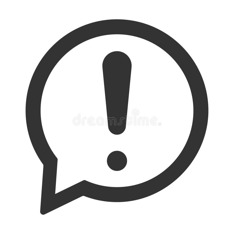 Exclamation, Warning Sign Icon Design Stock Vector - Illustration of ...