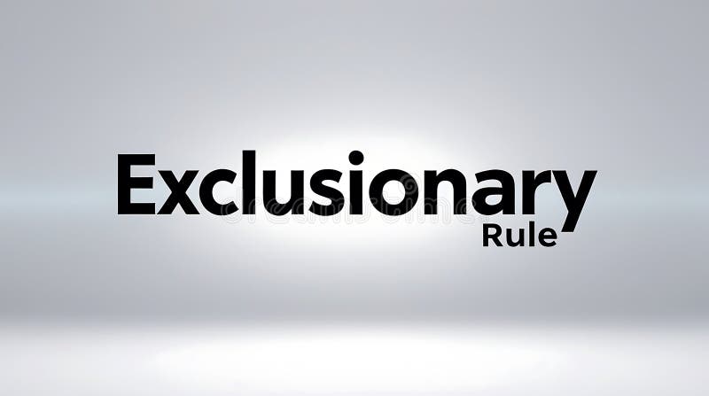 Exclusionary Rule Stock Photos - Free & Royalty-Free Stock Photos from ...