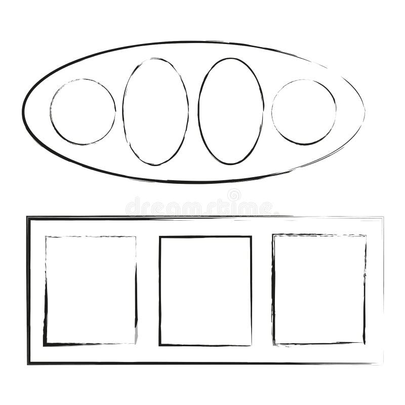 Exclusive Frames, Figures. Frame within a Frame. Unusual Design. Modern ...