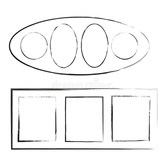 Exclusive Frames, Figures. Frame within a Frame. Unusual Design. Modern ...