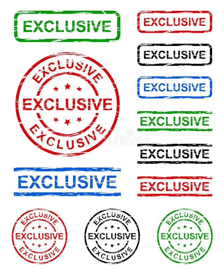 Exclusive banner design stock vector. Illustration of note - 26941491