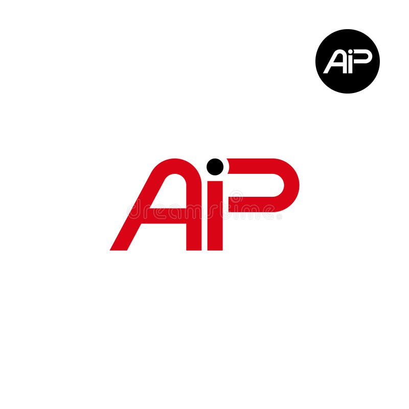 AIP Logo Letter Monogram Design Stock Vector - Illustration of name ...