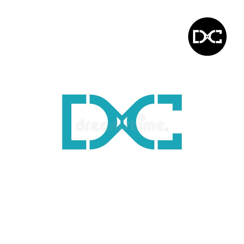DXC Logo Letter Monogram Design Stock Vector - Illustration of ...