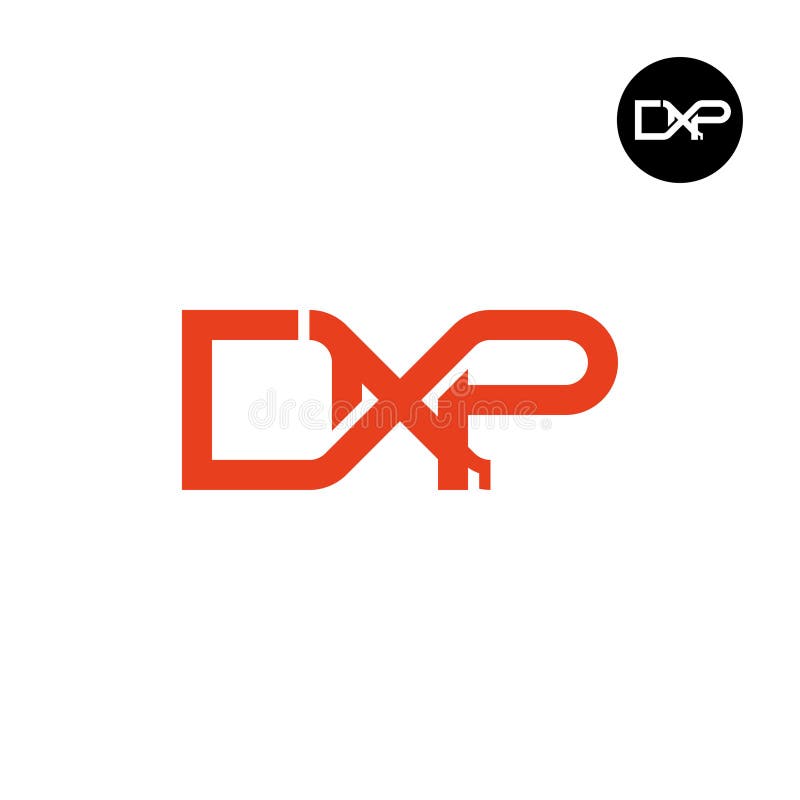 DXP Logo Letter Monogram Design Stock Vector - Illustration of company ...